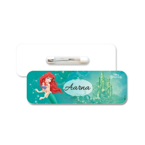 Ariel the Mermaid Badge / Name Tag | Ariel the Mermaid Theme Name Tags ...