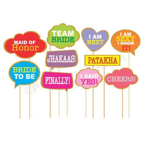 Bachelorette Photo Booth Props – PRETTY UR PARTY