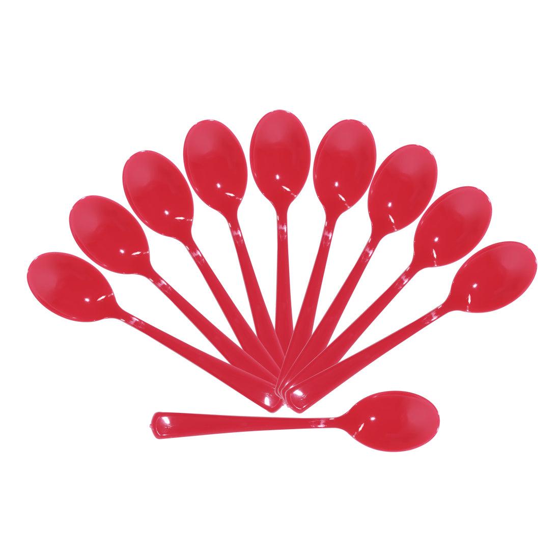 Dark Pink Plastic Spoons - Pack of 10 – PRETTY UR PARTY