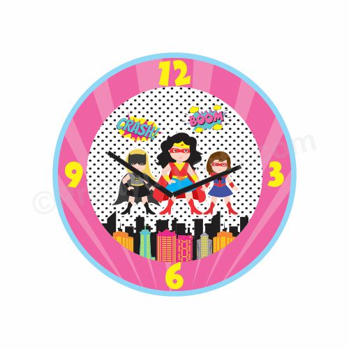 Supergirl Personalized Clocks | Supergirl return gifts – PRETTY UR PARTY
