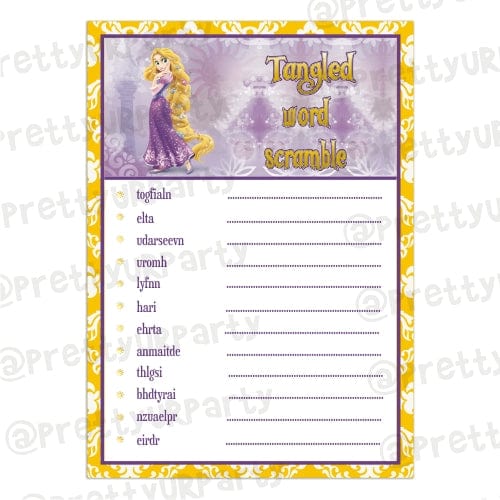 Tangled Word Scramble Game | Buy Tangled Word Scramble Game Online ...