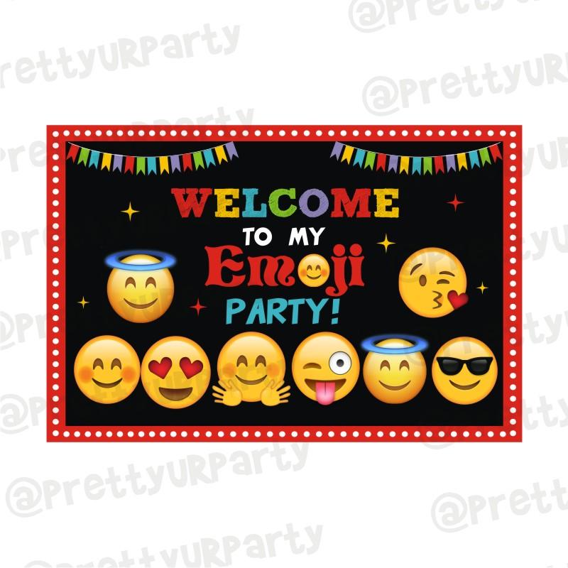 Emoji Entrance Banner | Emoji Sign – PRETTY UR PARTY